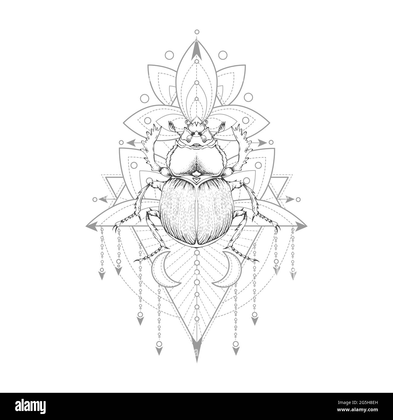 Scarab Beetle Tattoo