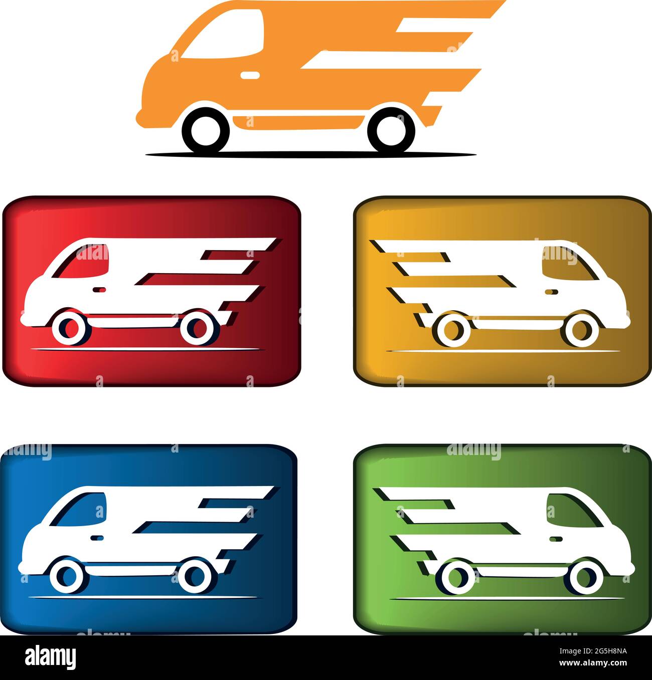 Fast delivery button set, Fast delivery icon Stock Vector Image & Art ...