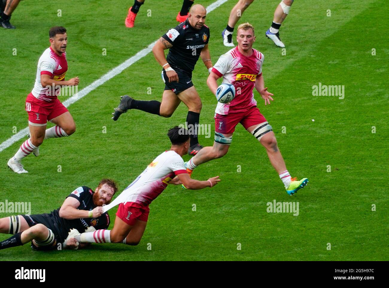 Harlequins rugby 2021 hi-res stock photography and images - Alamy