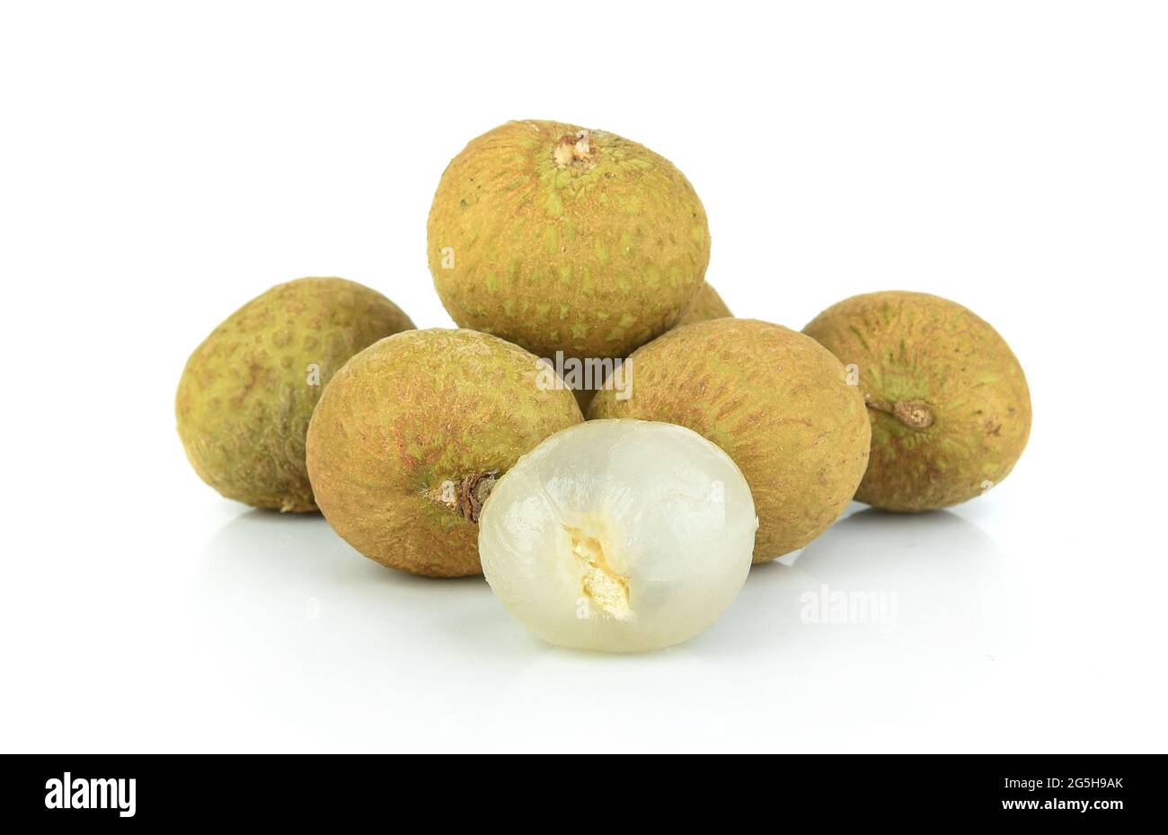 Longan isolated on white background Stock Photo - Alamy