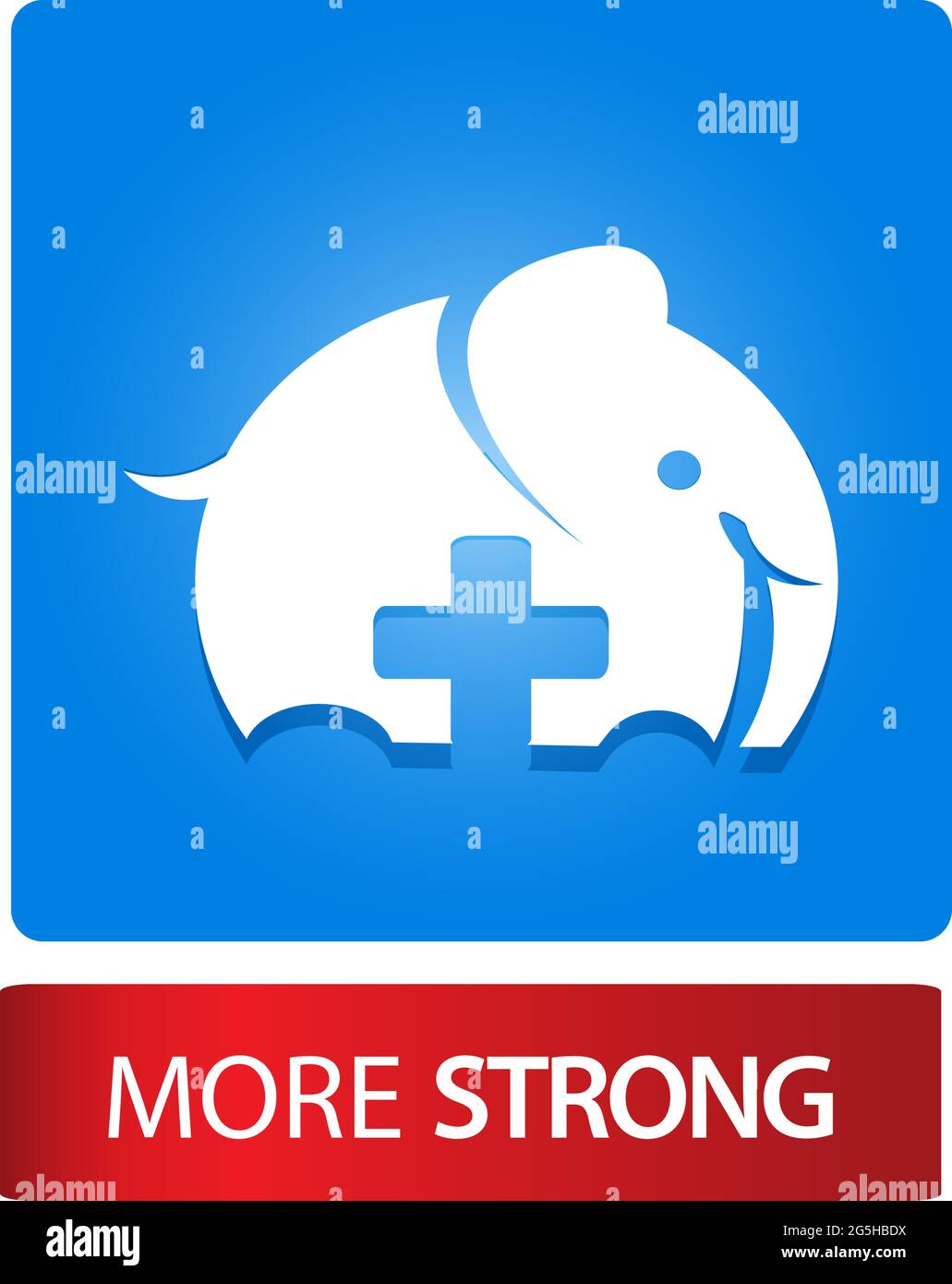 More strong stock button. Vector illustration on white background ...
