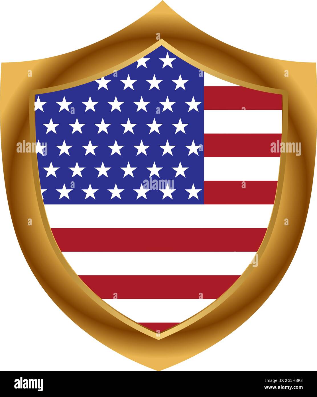 Us red web icon golden hi-res stock photography and images - Alamy
