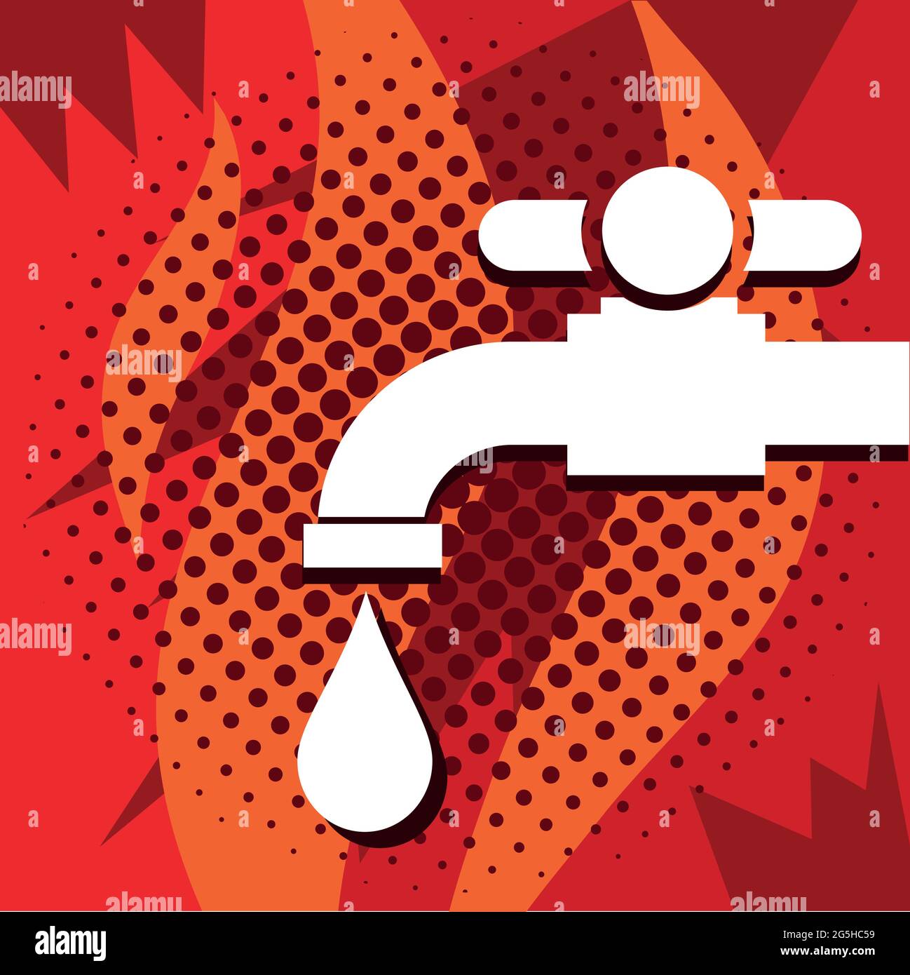 Vector water droplets on Cut Out Stock Images & Pictures - Alamy