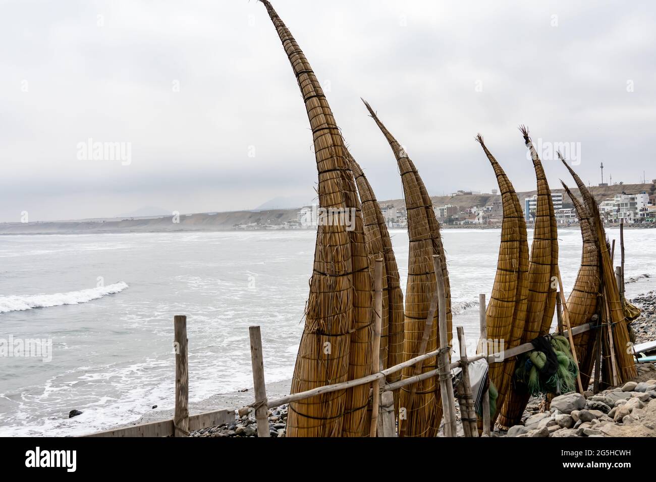 Huanchaco, Peru is home to surfing, ceviche, and the famous reed rafts ...