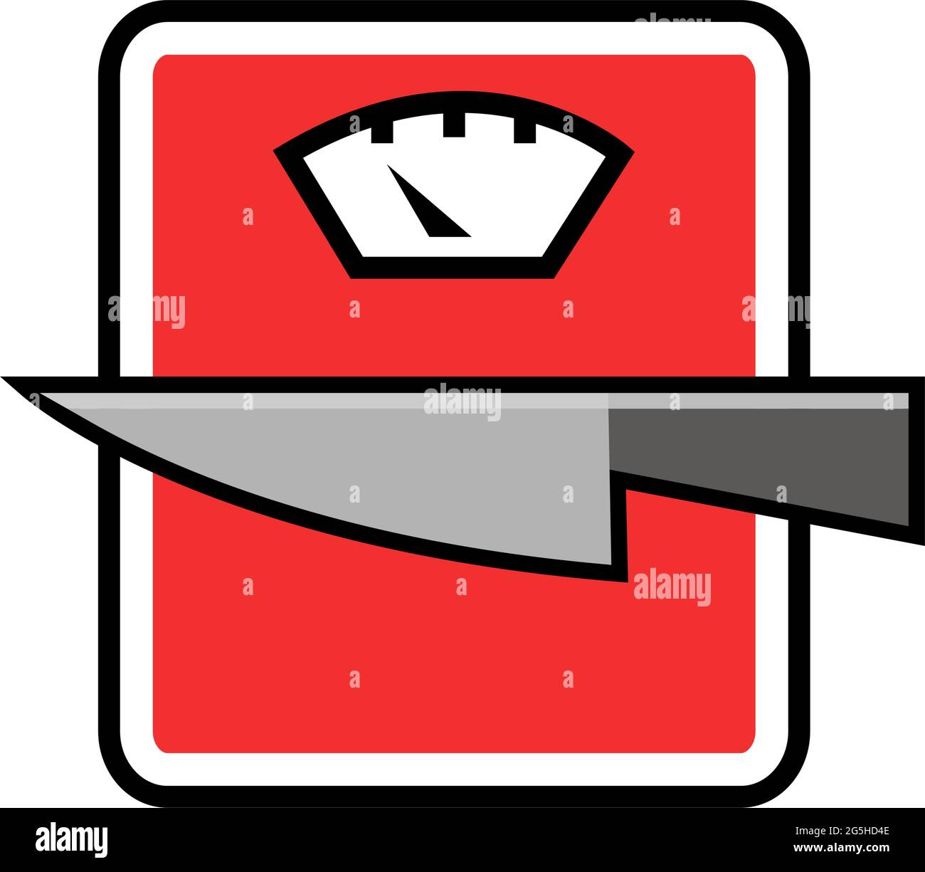 Losing weight vector concept. flat design. Vector Illustration on white ...