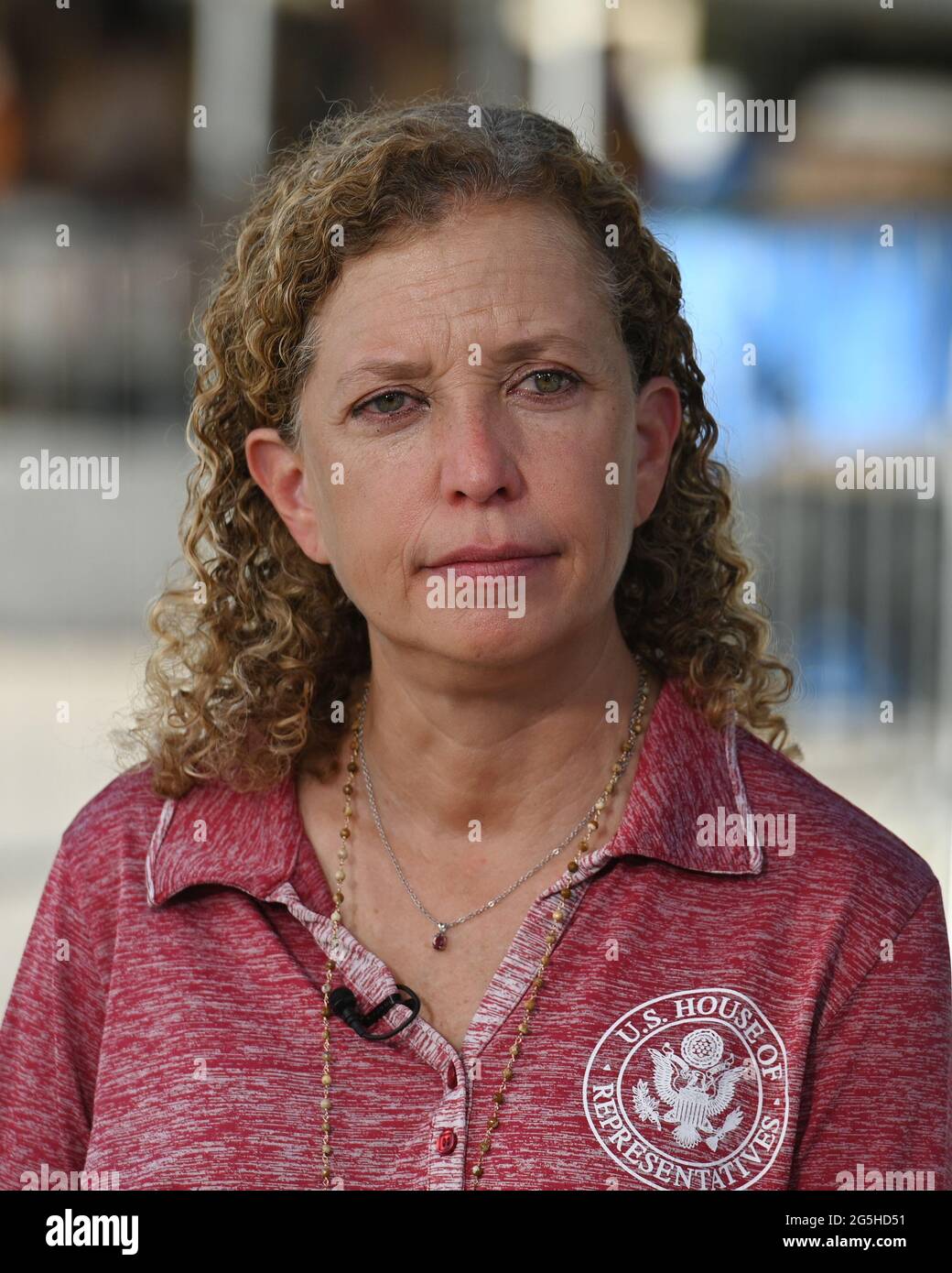 Surfside FL, USA. 27th June, 2021. U.S. Representative Deborah ...