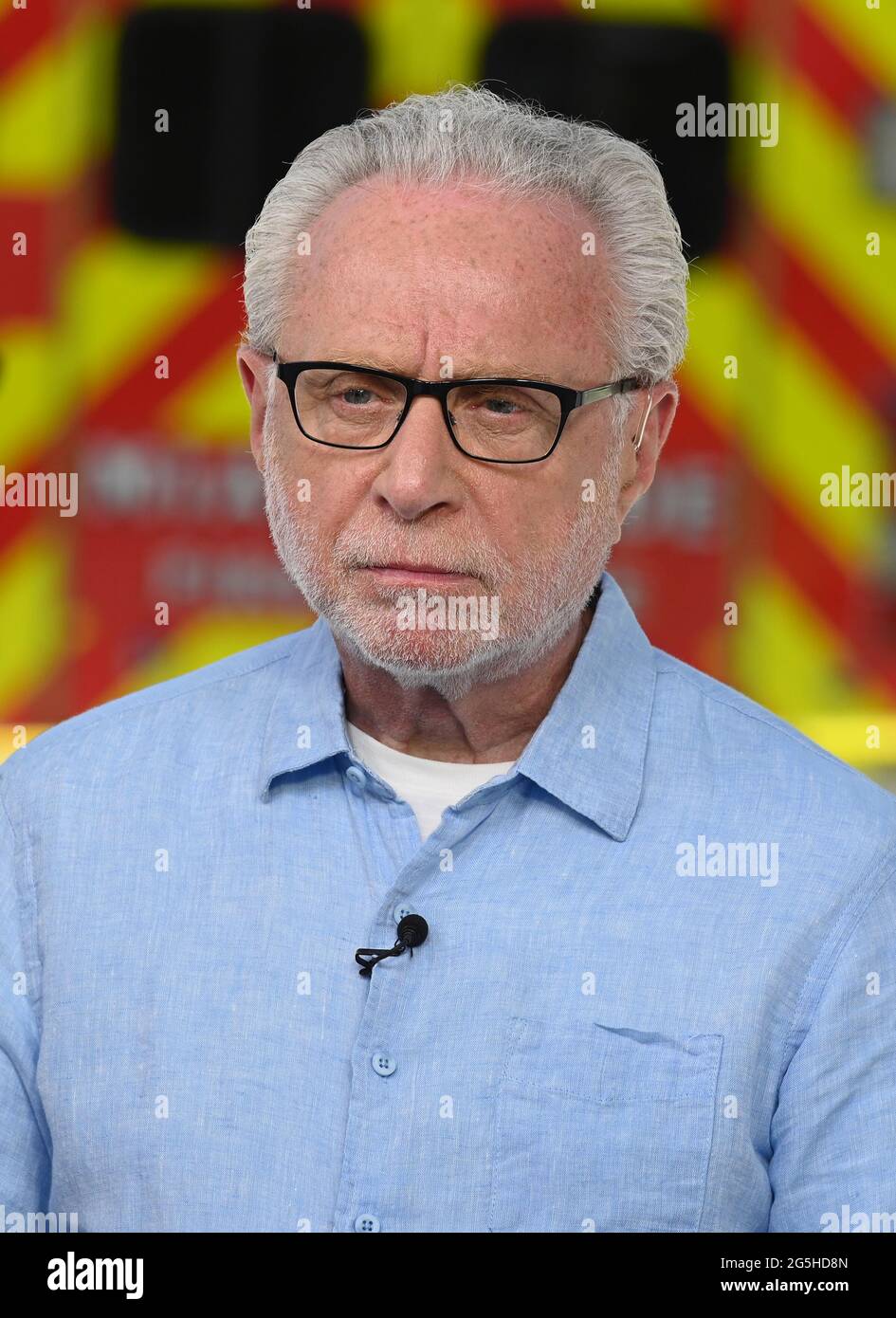 Surfside FL, USA. 27th June, 2021. Wolf Blitzer is seen broad casting ...