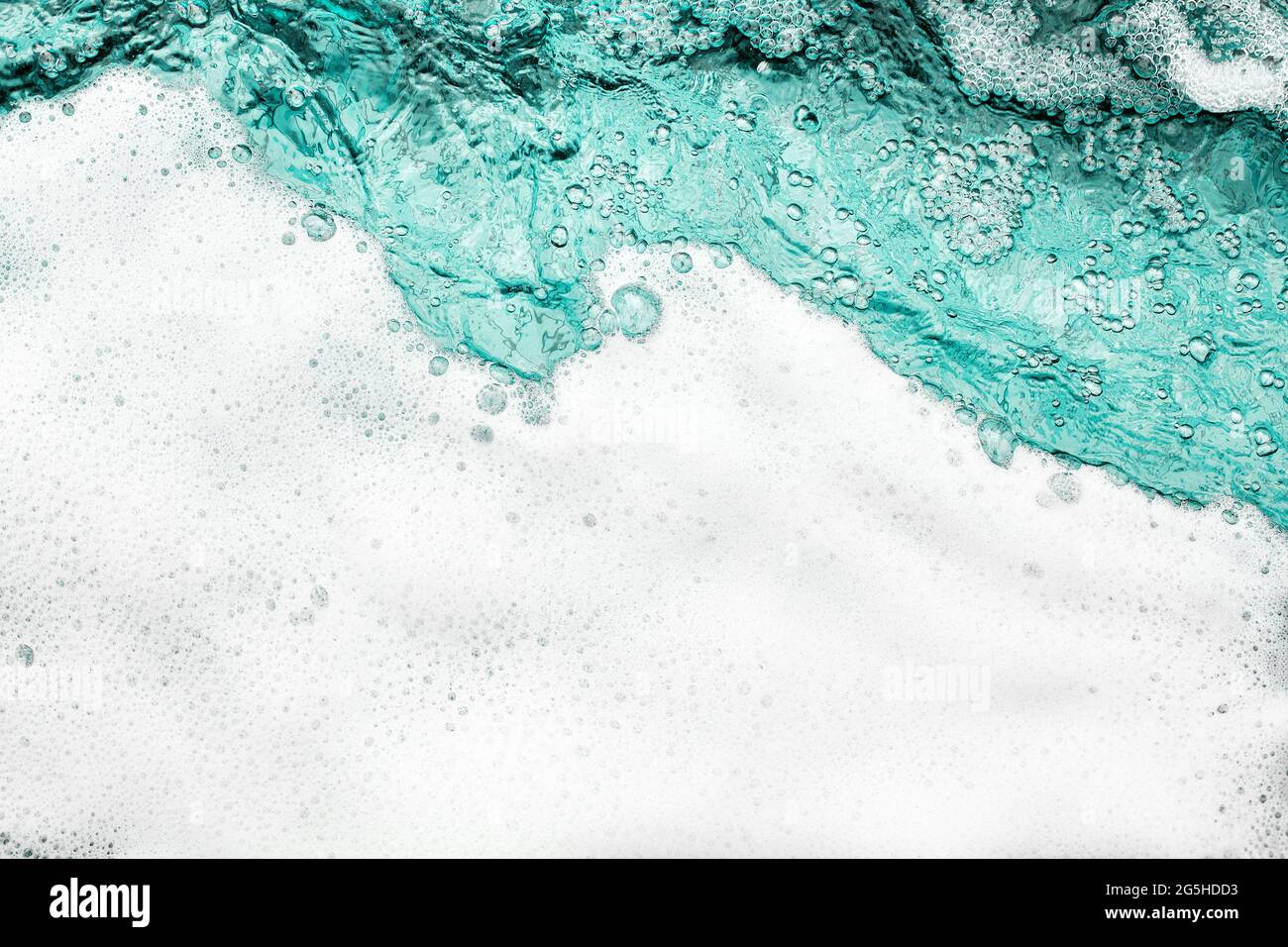 Blue sea water white foam texture background closeup, foamy ocean wave ...
