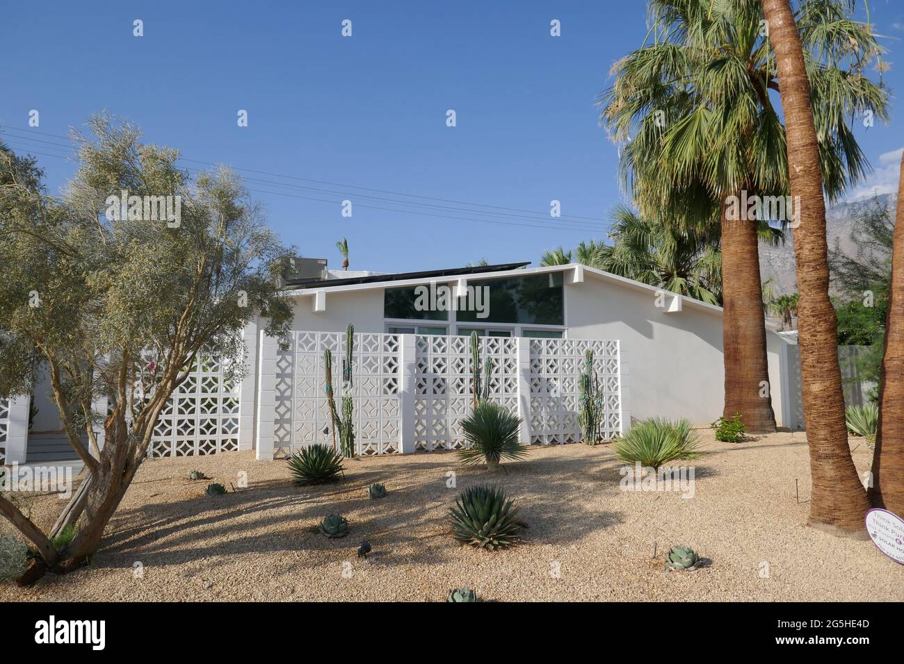 Palm Springs, California, USA 24th June 2021 A general view of ...