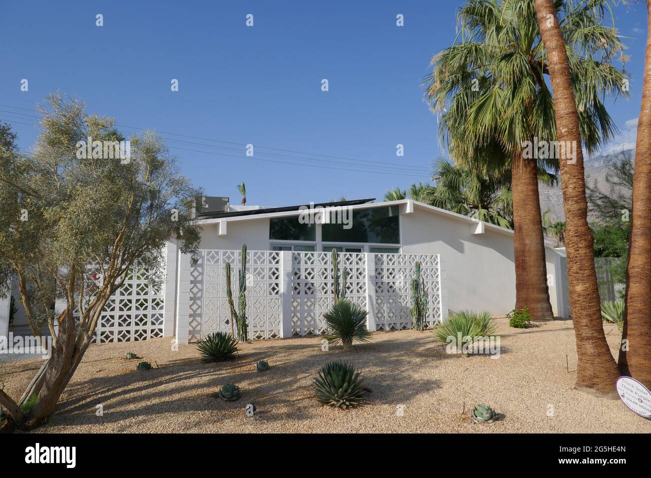 Palm Springs, California, USA 24th June 2021 A general view of ...
