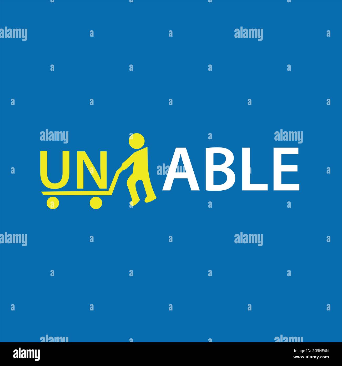 Unable vector vectors hi-res stock photography and images - Alamy
