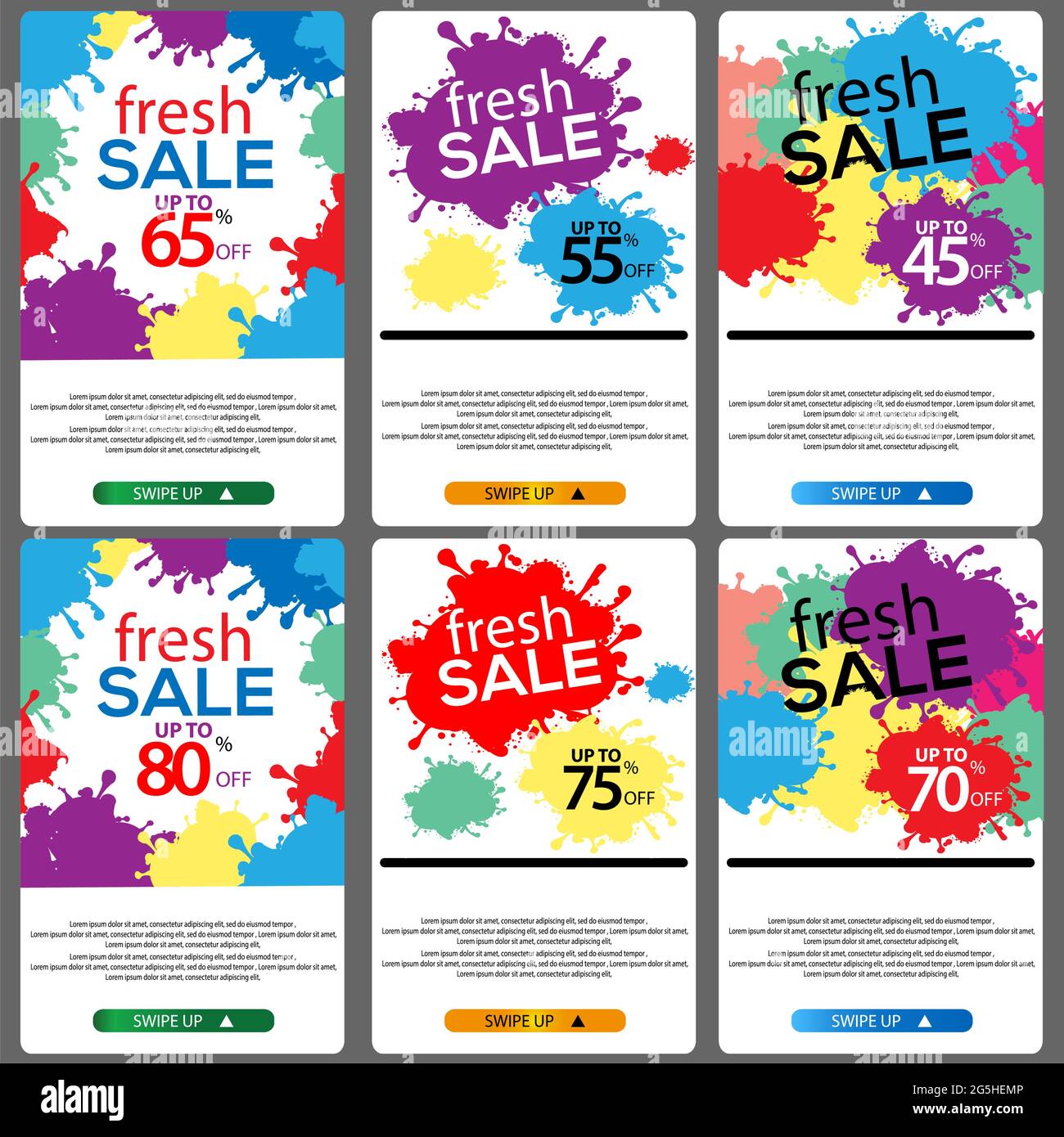 Retail fashion banners Stock Vector Images - Alamy