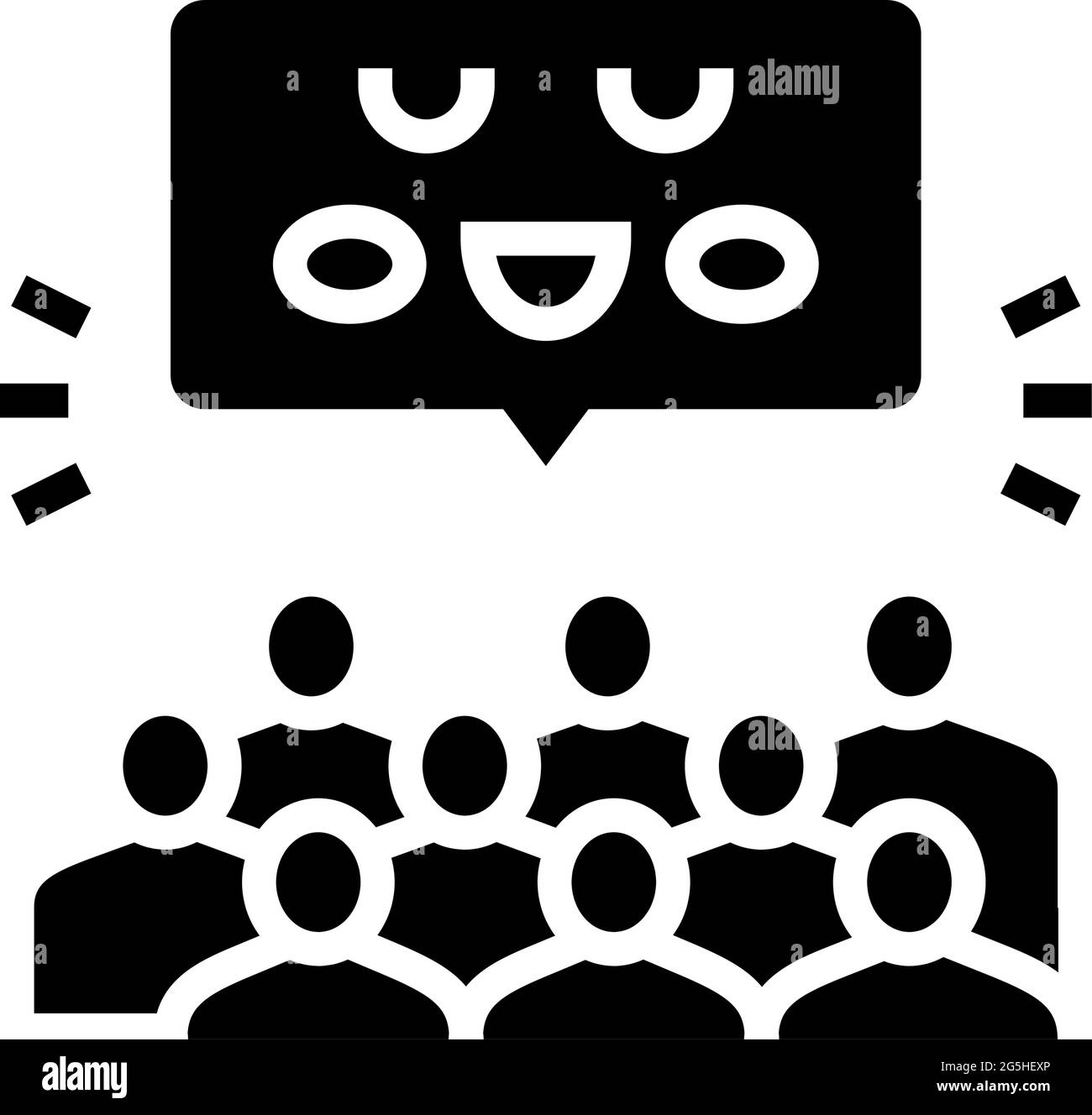 group activities and events in children library glyph icon vector ...