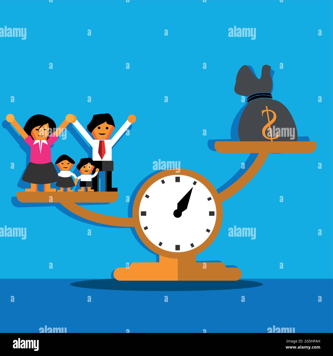 Person scales money Stock Vector Images - Alamy