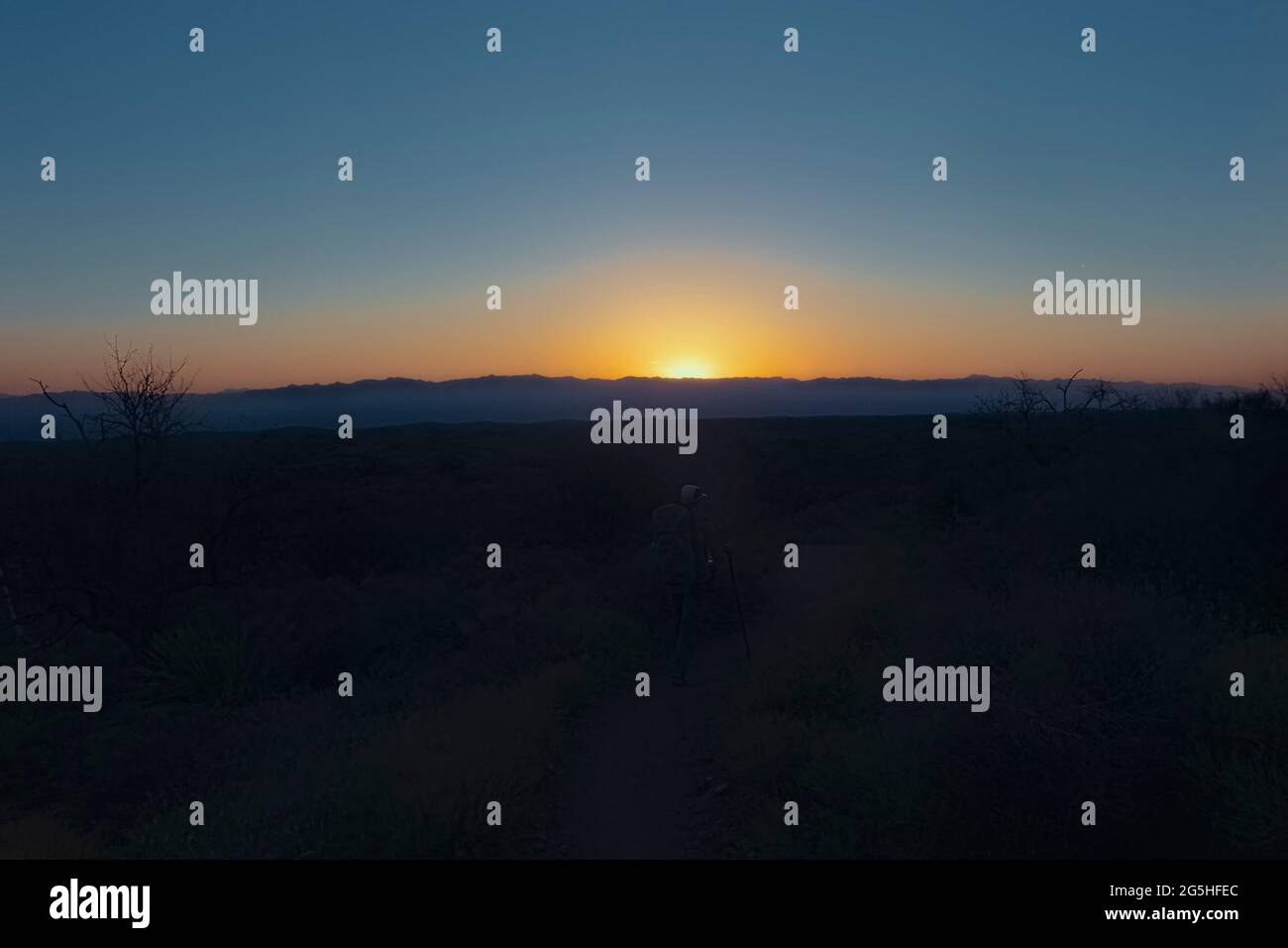 Great sunset trail hi-res stock photography and images - Alamy