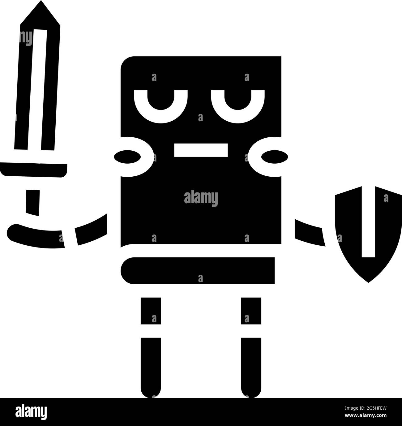 historical fiction glyph icon vector illustration Stock Vector Image ...