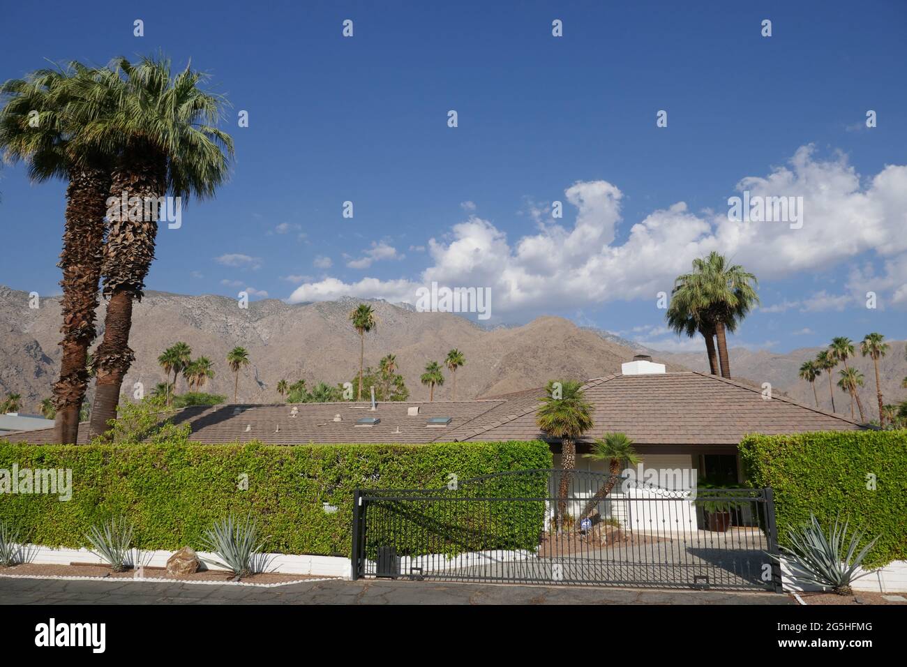 Palm Springs, California, USA 24th June 2021 A general view of ...