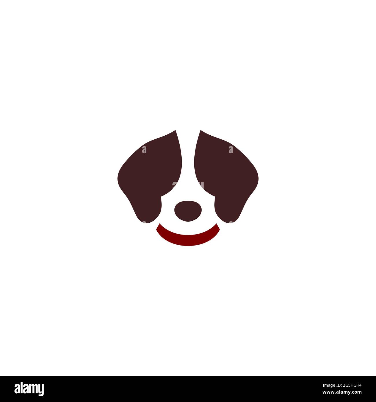 Black dog with negative space Stock Vector Images - Alamy