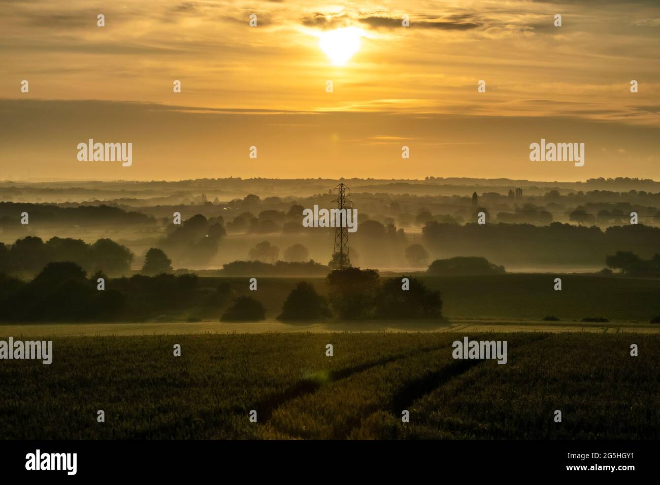 Landscape pylon hi-res stock photography and images - Alamy