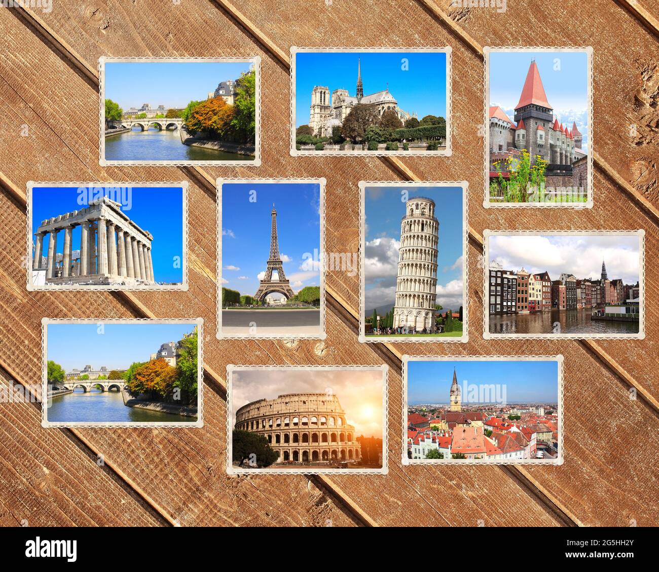 Europe Travel Collage