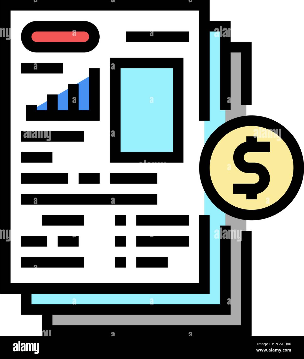 financial modeling color icon vector illustration Stock Vector Image ... financial modeling color icon vector illustration Stock Vector Image ...
