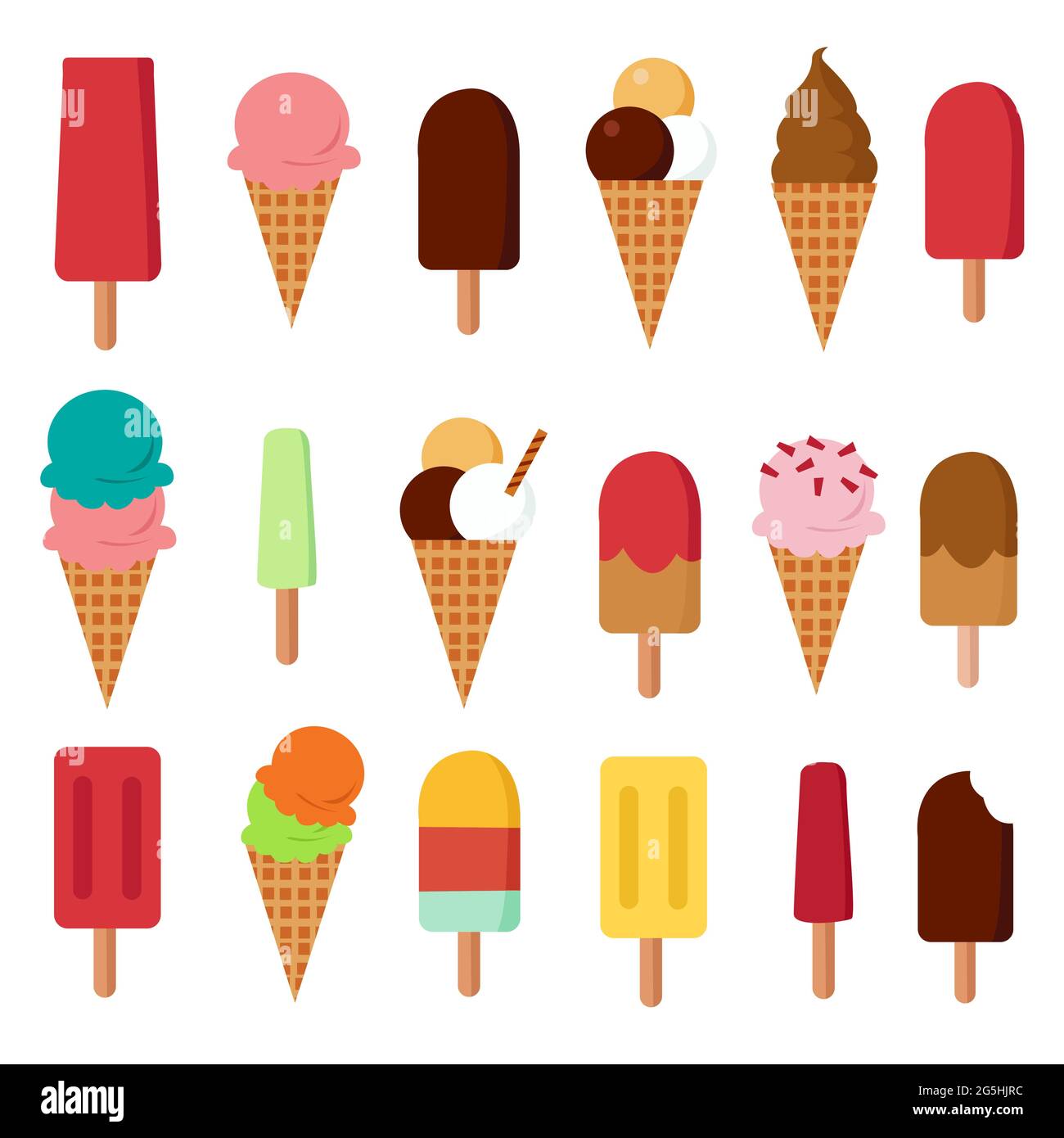 Stylized Icecream High Resolution Stock Photography and Images - Alamy