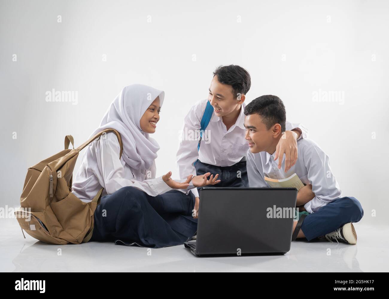 Female junior high student sitting hi-res stock photography and images ...