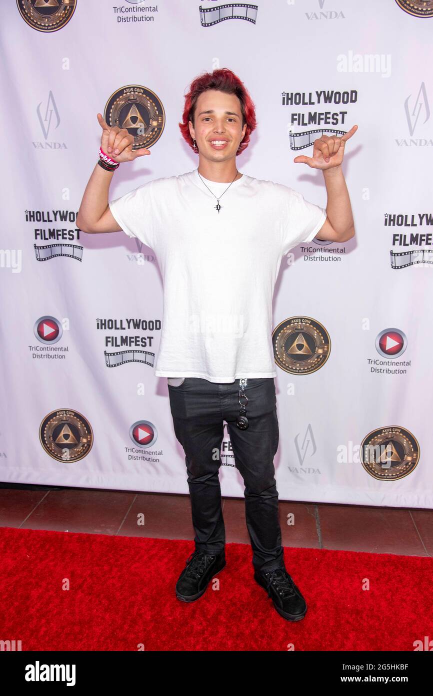 Hollywood, USA. 27th June, 2021. Noah Weiland attends iHollywood ...