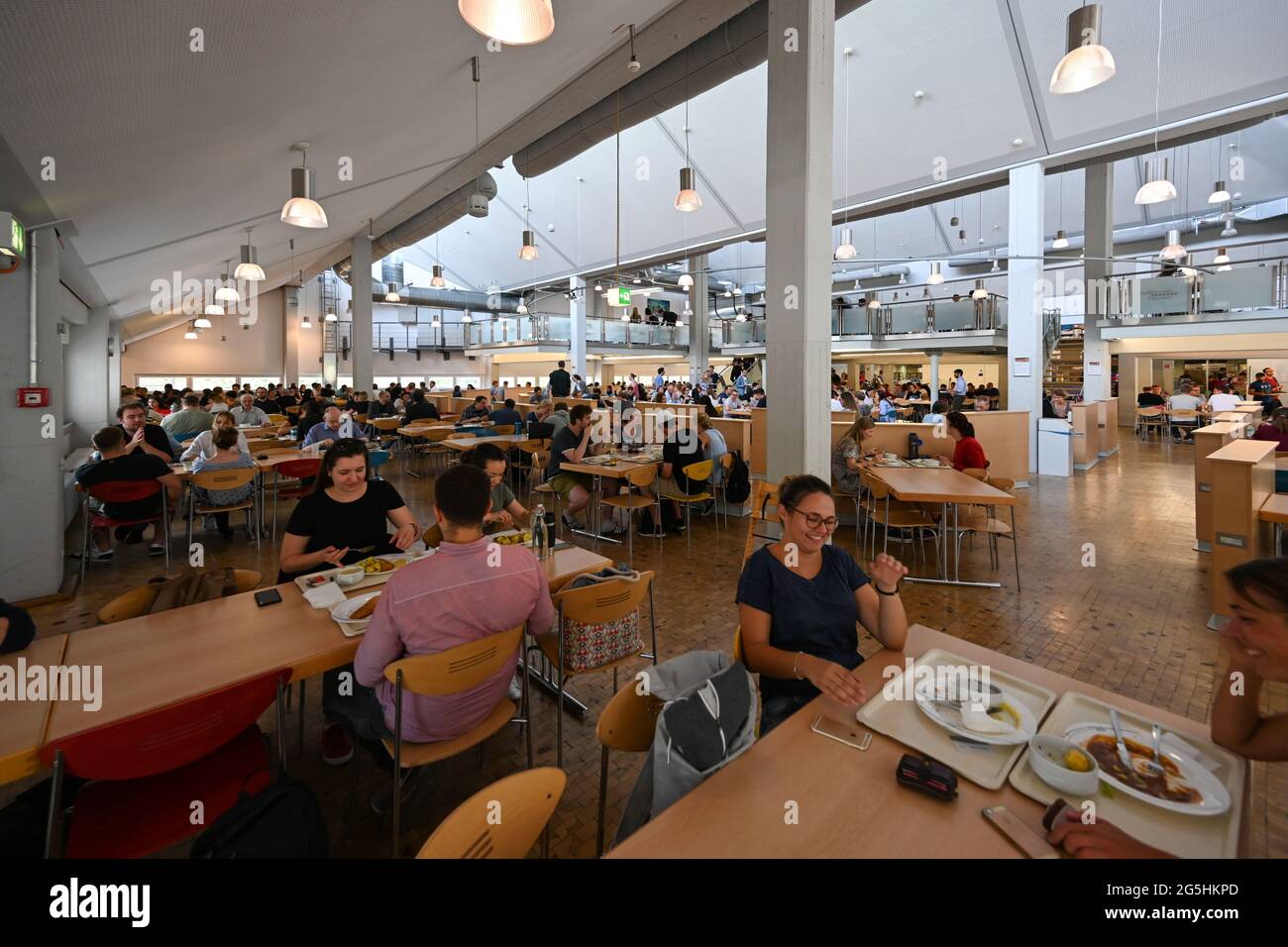 Mensa of the Heinrich Heine University Duesseldorf Stock Photo - Alamy