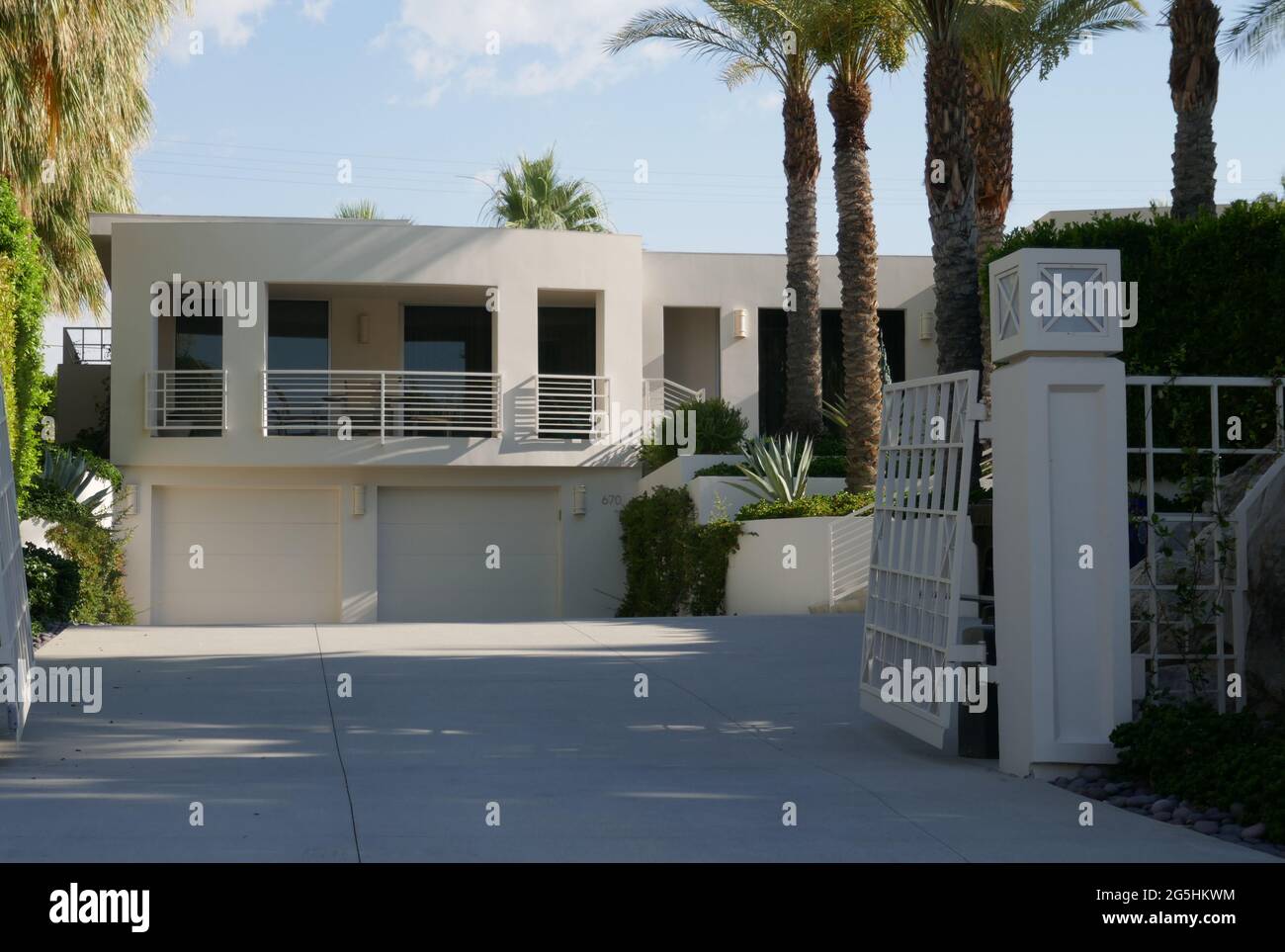 Palm Springs, California, USA 24th June 2021 A general view of ...