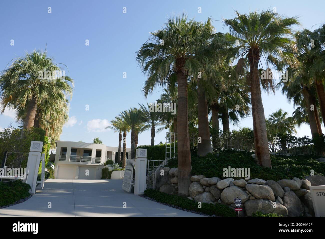 Palm Springs, California, USA 24th June 2021 A general view of ...