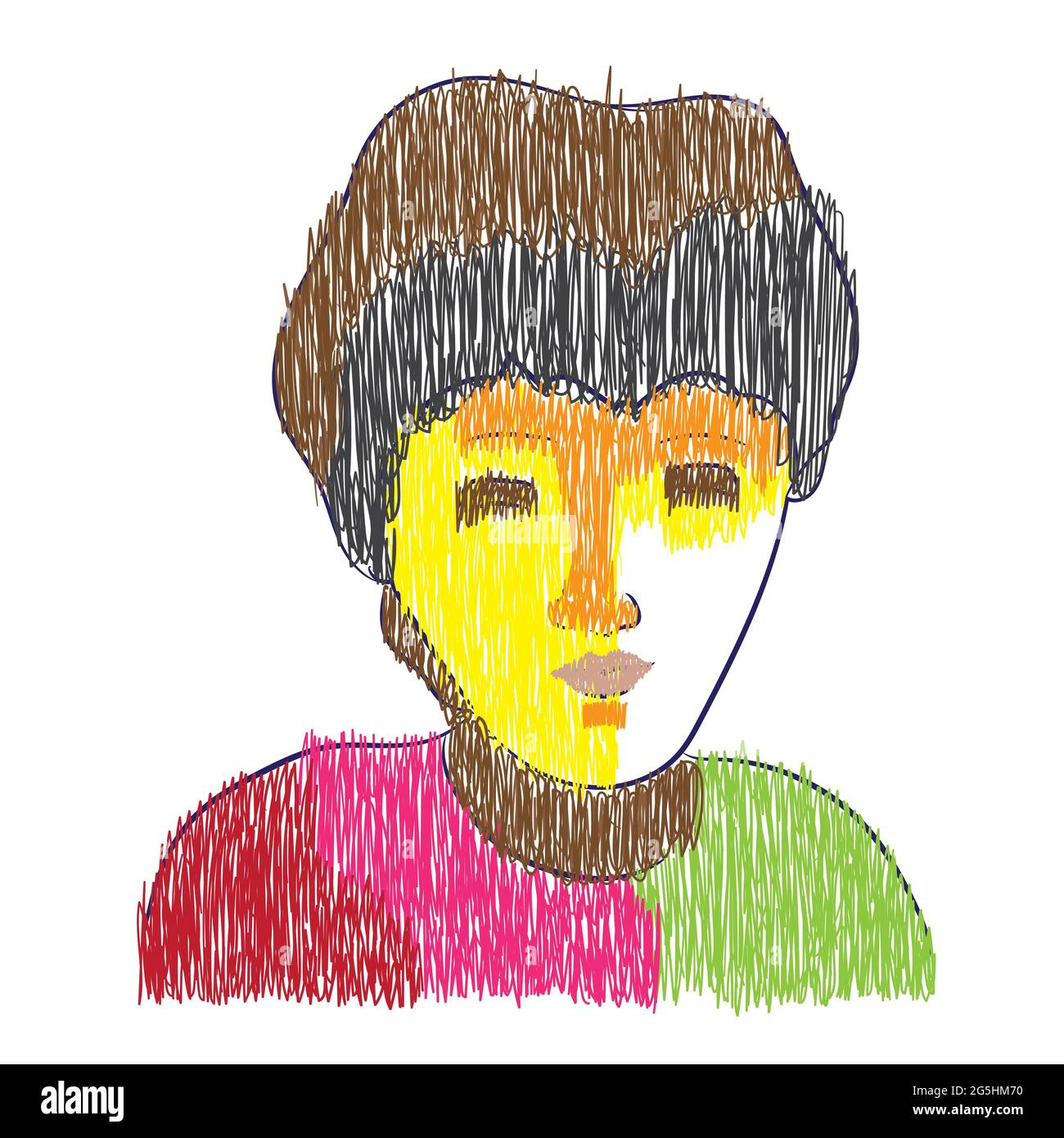 Male teenager illustration silhouette hi-res stock photography and ...