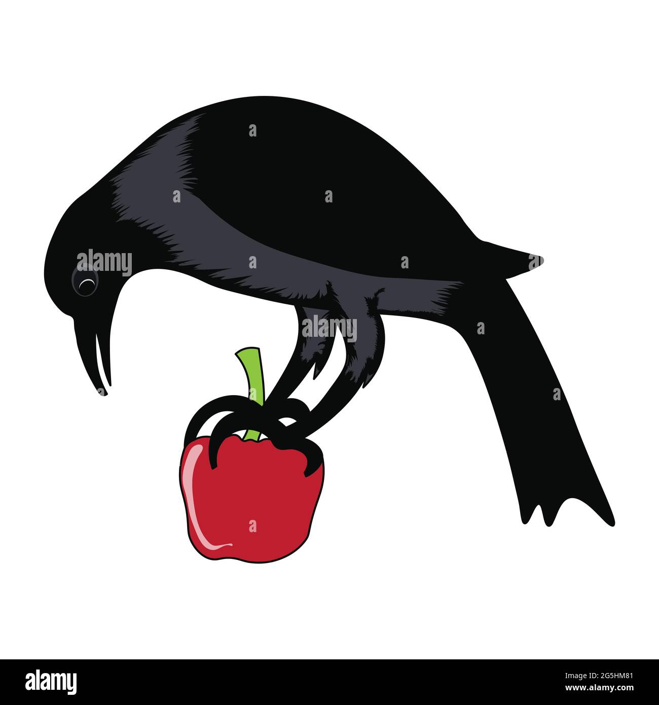 Cartoon raven hi-res stock photography and images - Alamy