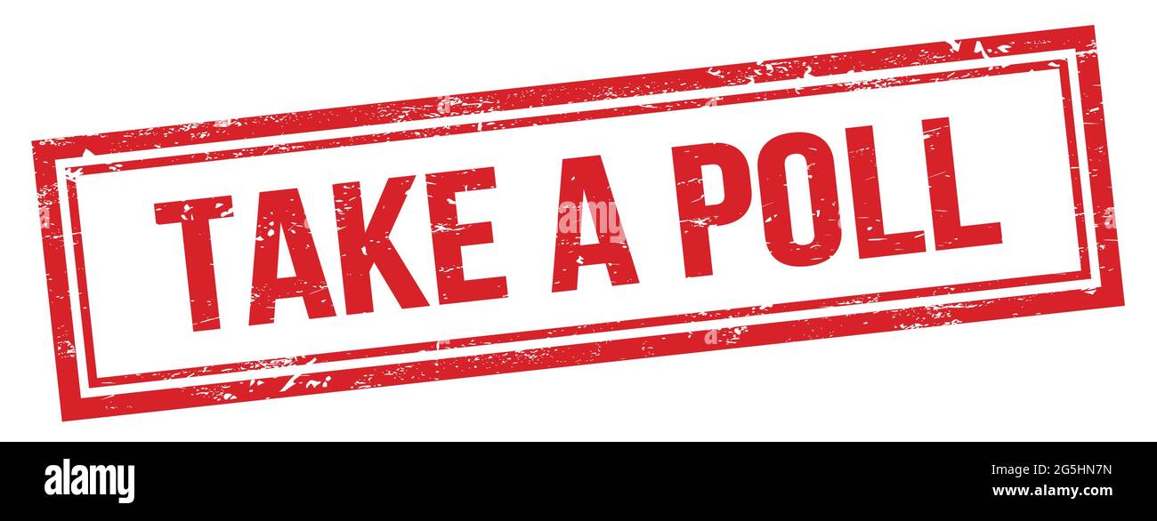 Take a poll word hi-res stock photography and images - Alamy