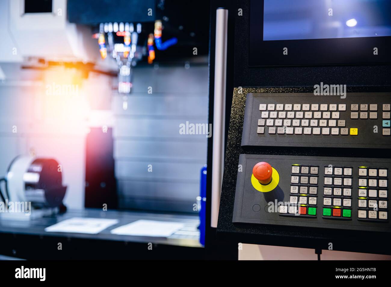 Panel control Coordinate Measuring machine probe CMM on milling work ...