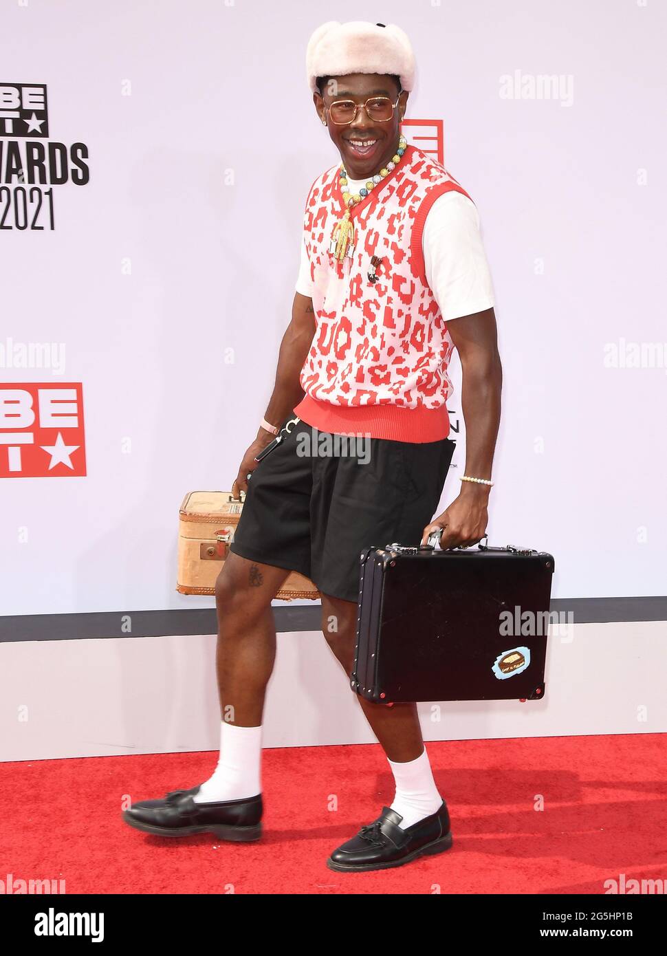 Los Angeles, USA. 27th June, 2021. Tyler the Creator arrives at the BET ...
