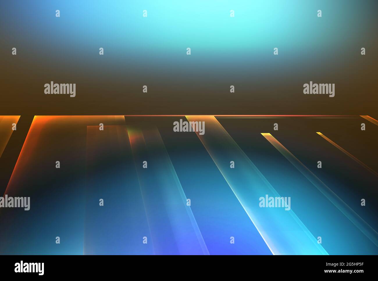 Abstract high technology stage, backdrop with lines and lights effects ...