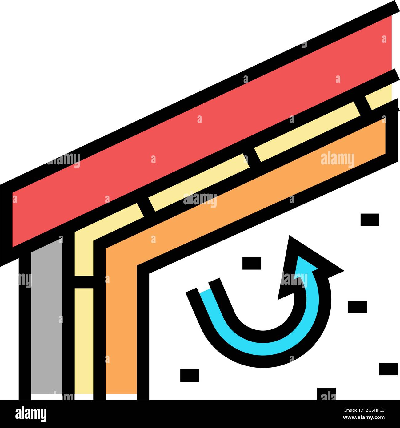 Mineral wool insulation Stock Vector Images - Alamy