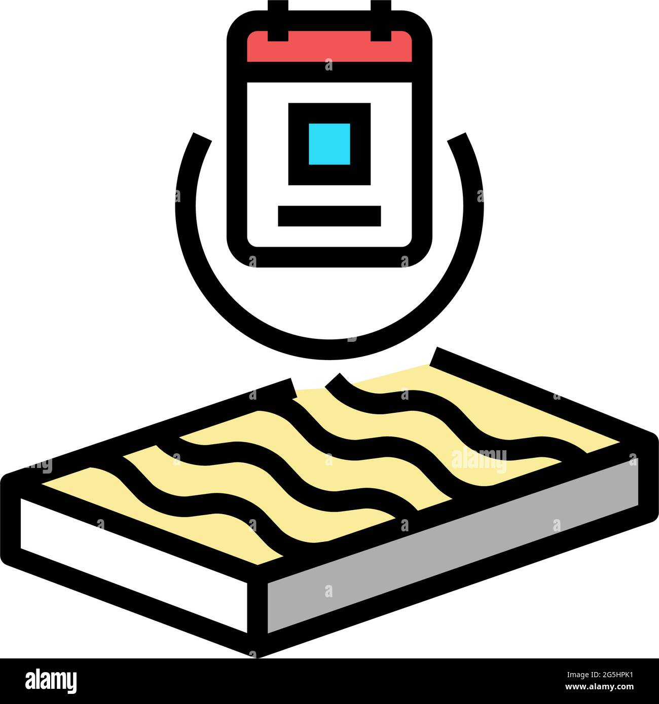 durability mineral wool color icon vector illustration Stock Vector ...