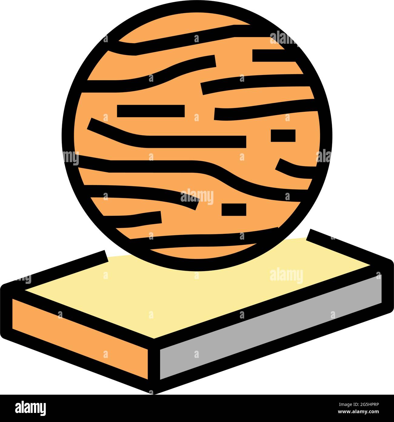 basalt mineral wool color icon vector illustration Stock Vector Image ...