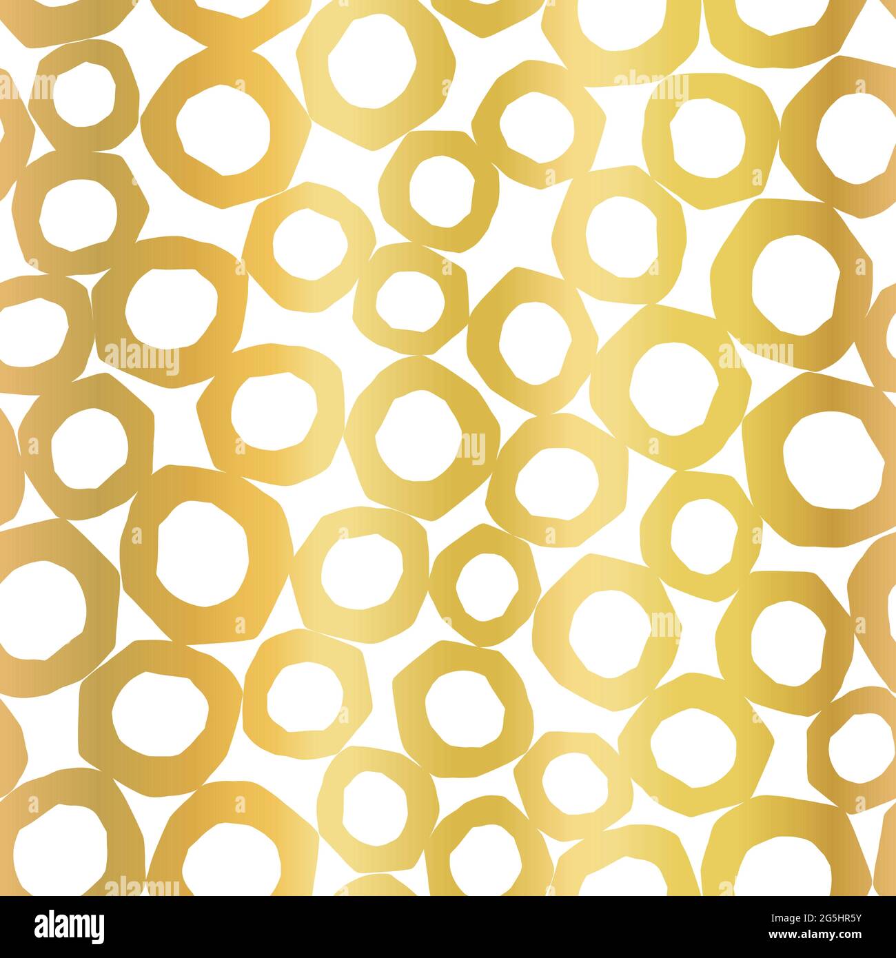 Abstract Seamless Gold Foil Background with Golden metallic Circles ...