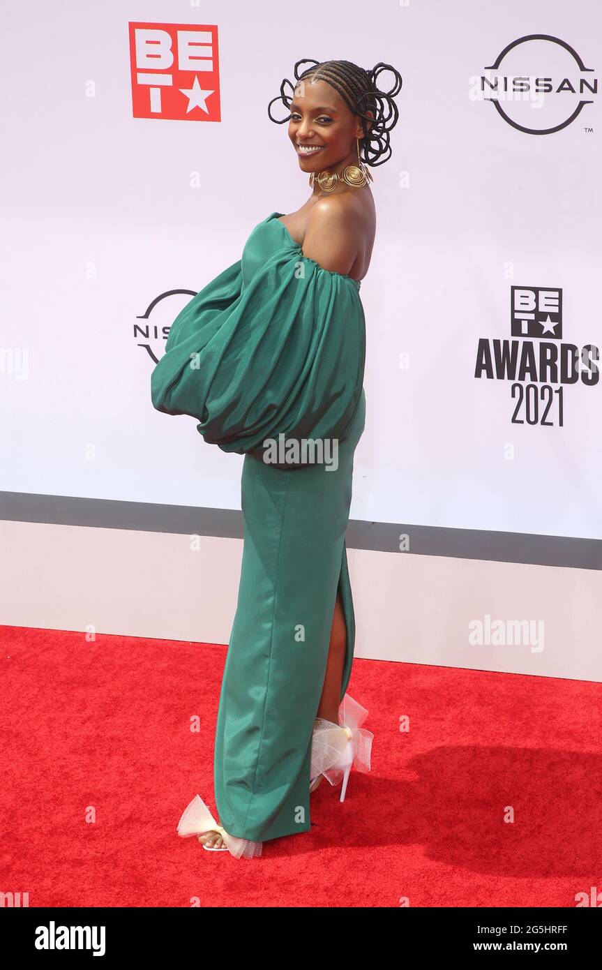 Los Angeles, CA -June 27 - Mereba, at The BET Awards 2021 at The ...
