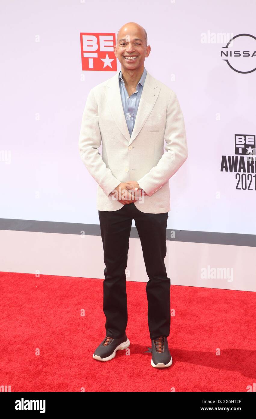 Los Angeles, CA -June 27 - Scott M. Mills, at The BET Awards 2021 at ...