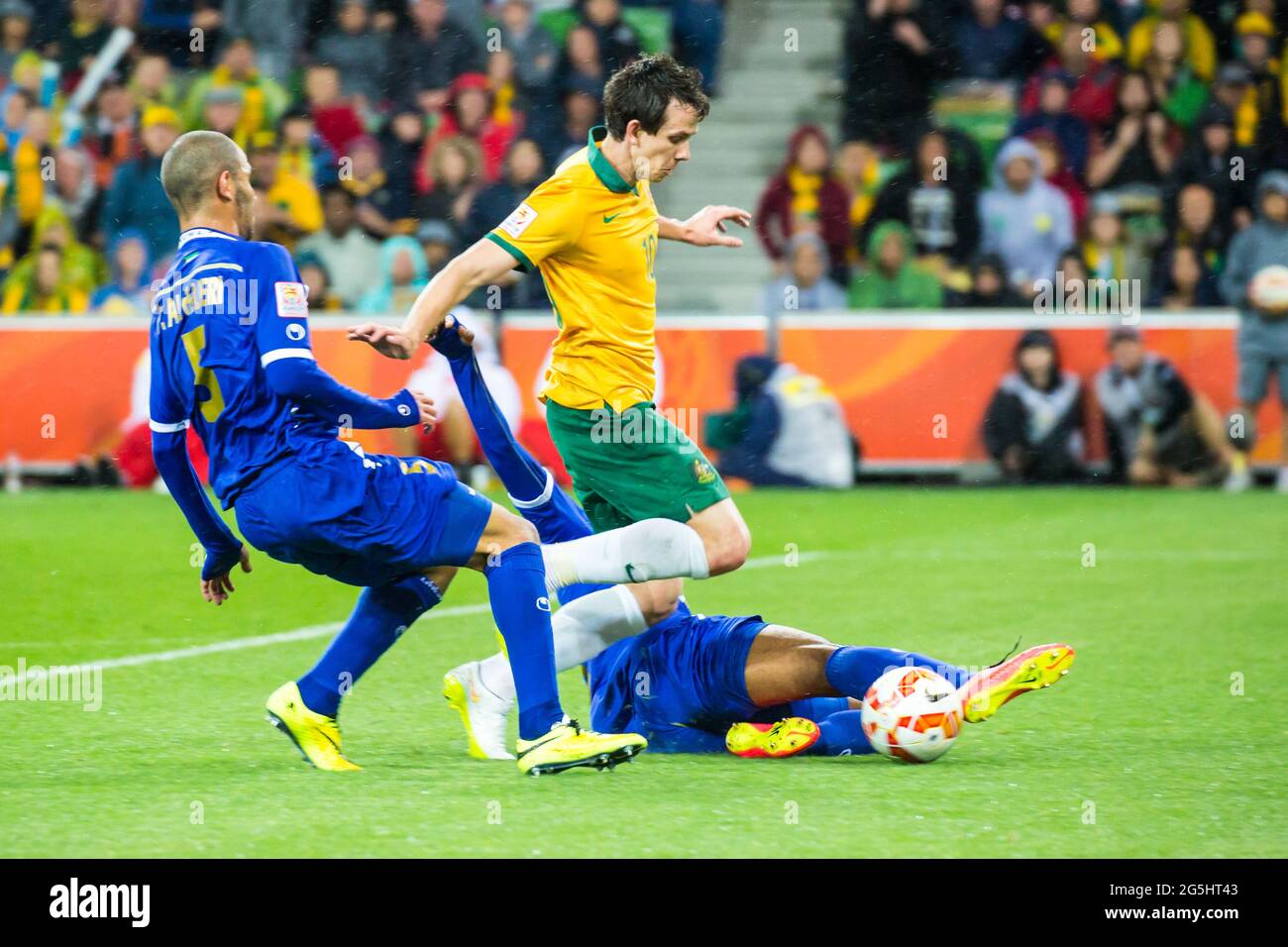 Australian Socceroos vs Kuwait Asian Cup 2015 Stock Photo - Alamy
