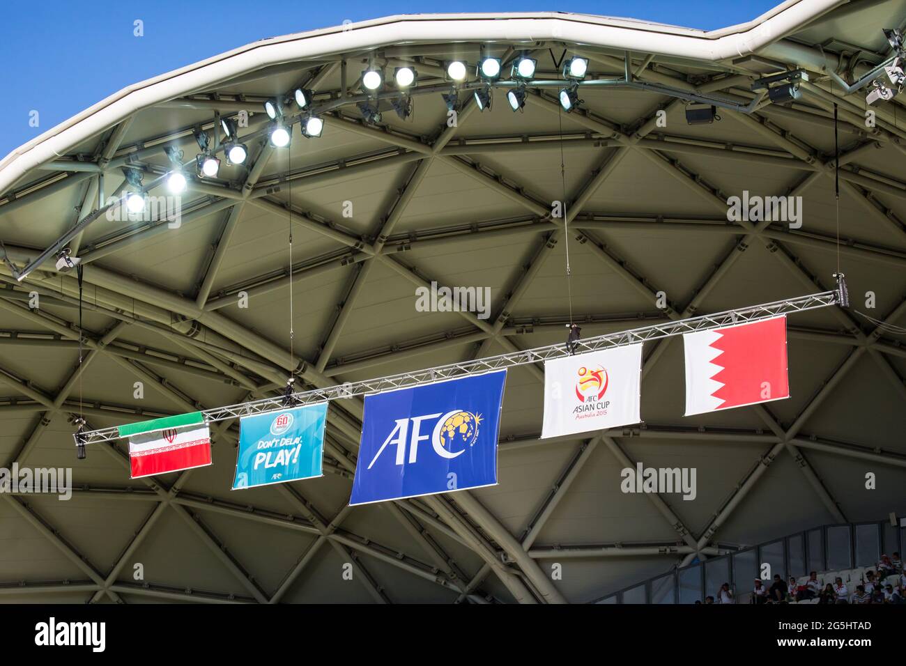 Iran Vs Bahrain in the Asian Cup 2015 Stock Photo - Alamy