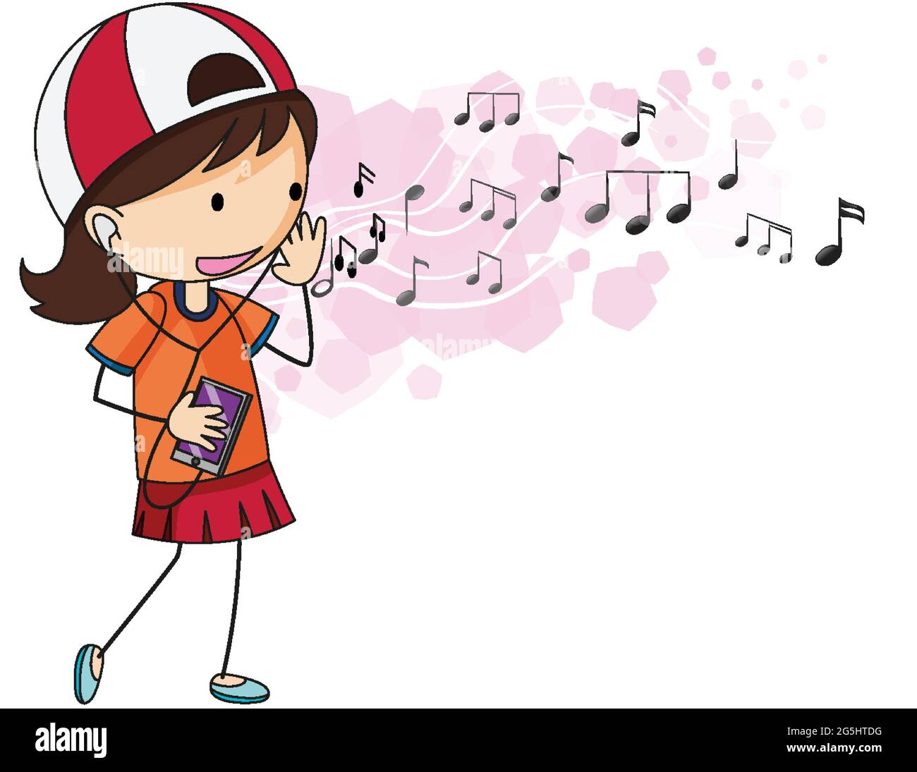 Melody Cartoon Background Clipart