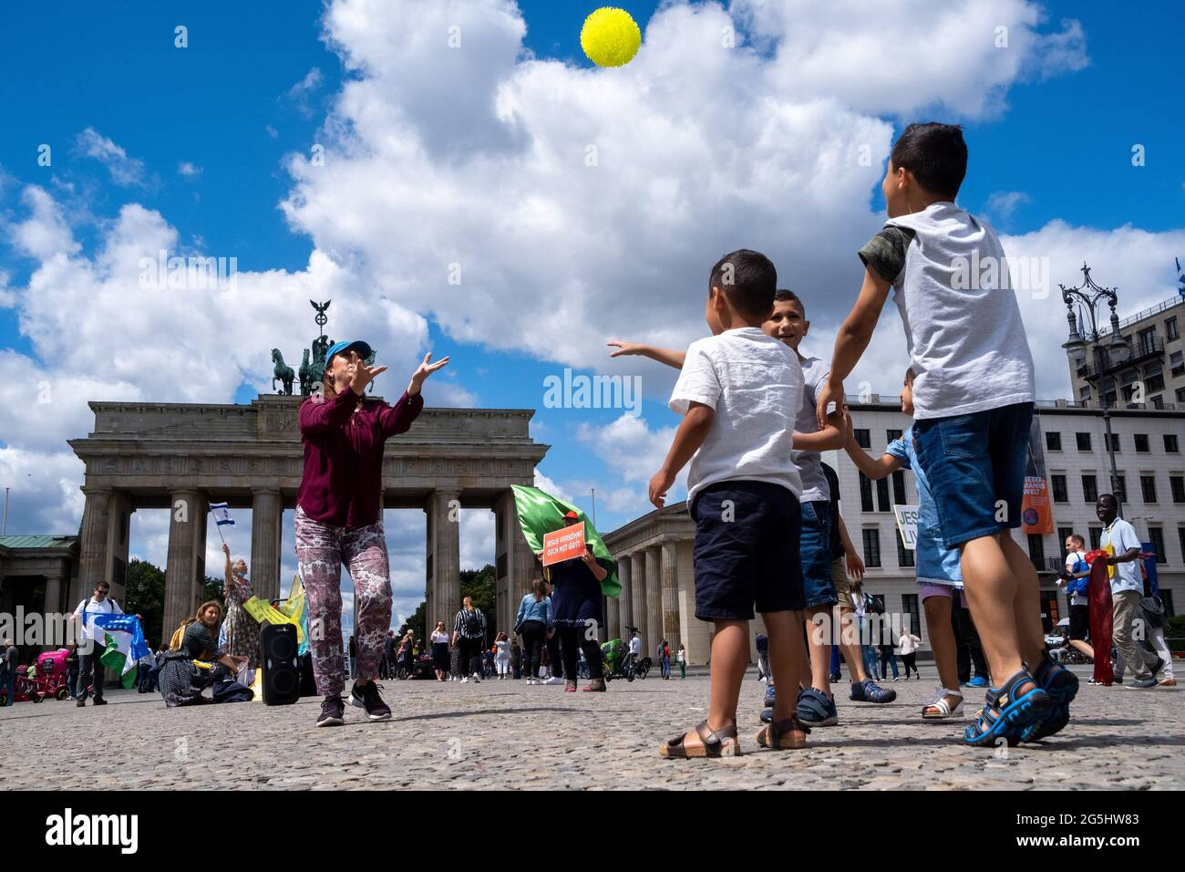 Germany, Berlin. Illustration of everyday life. Photograph by Martin ...