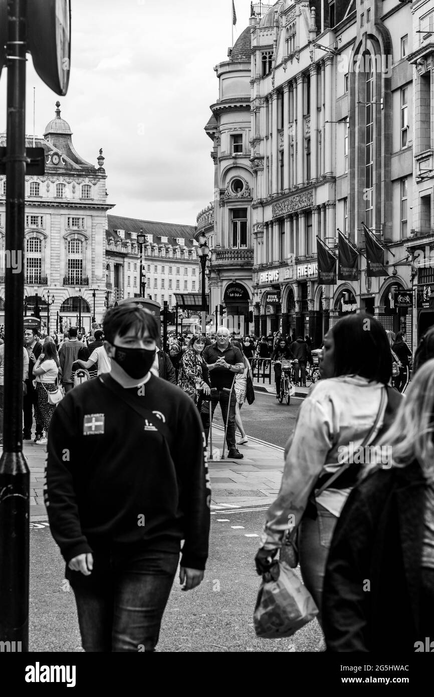 London West End Covent Garden Leicester Square Regent's Street Stock ...