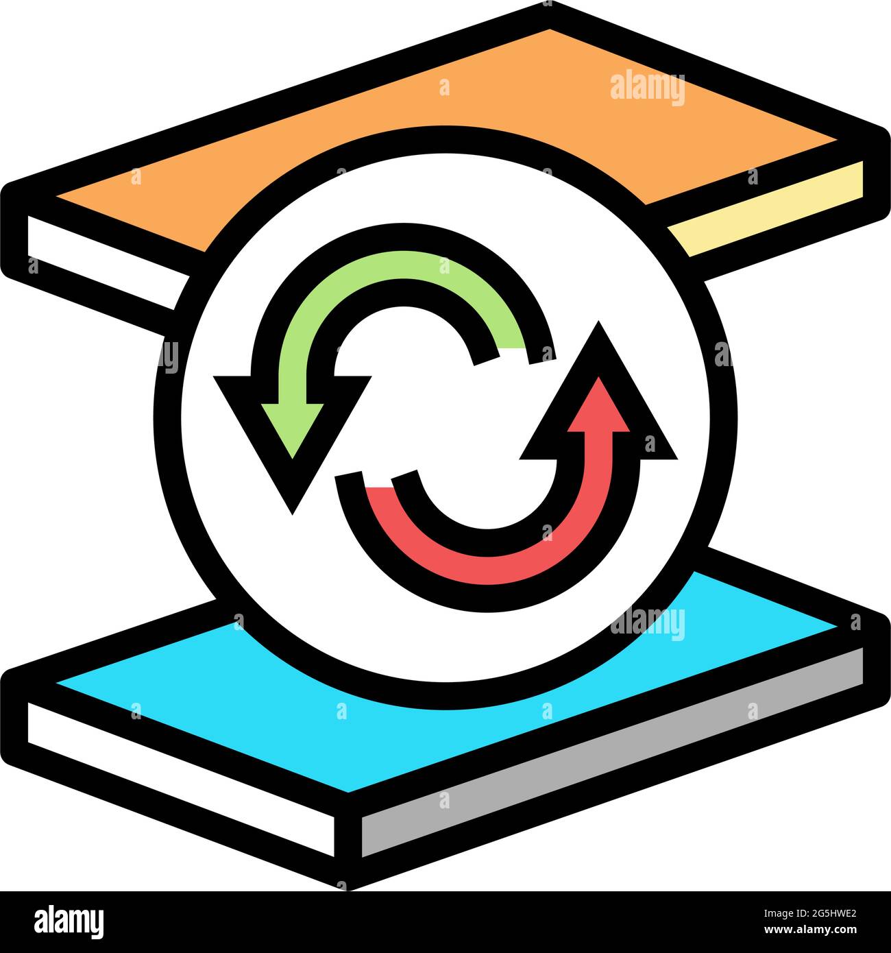 replacement mineral wool color icon vector illustration Stock Vector ...