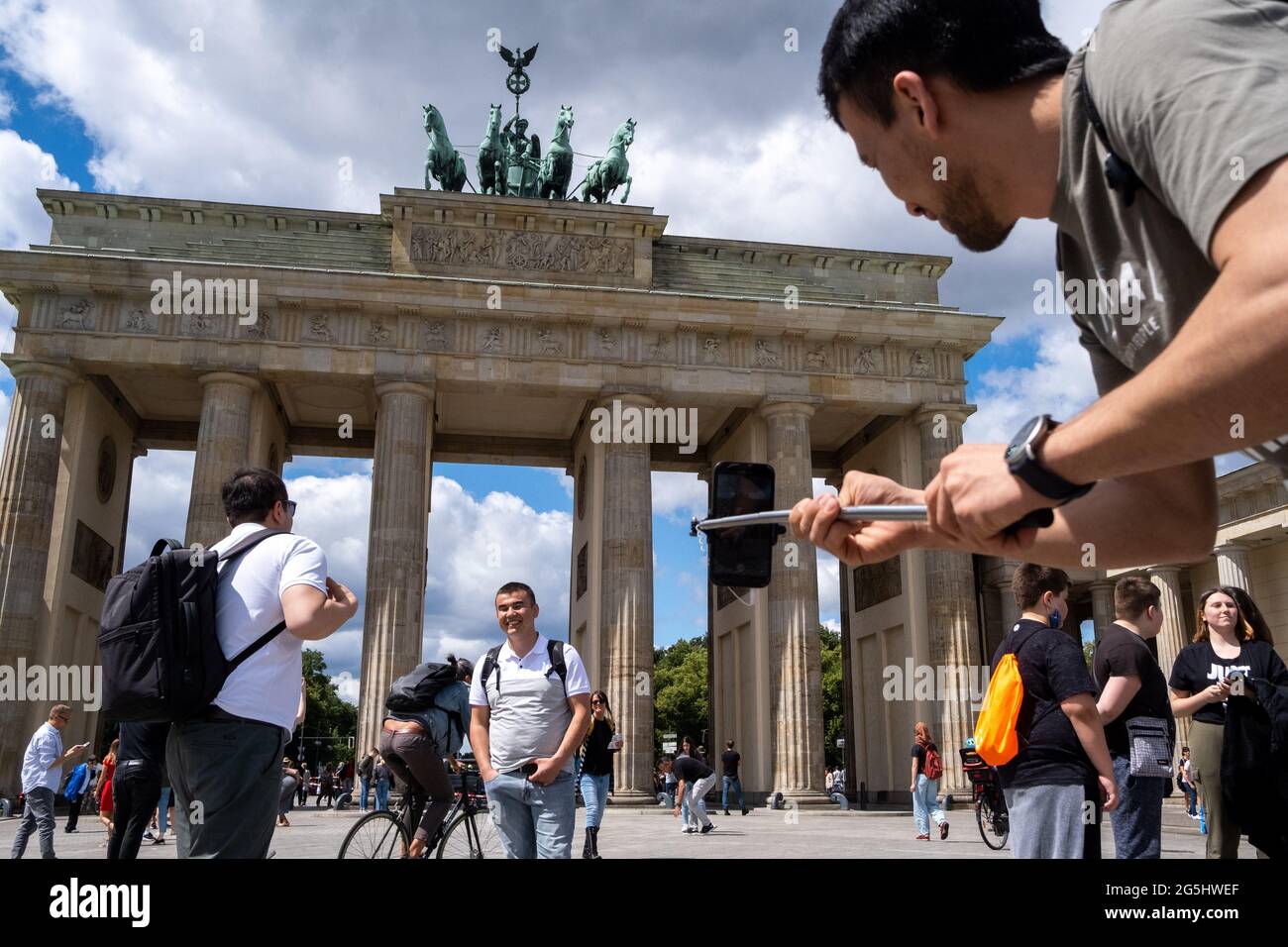 Germany, Berlin. Illustration of everyday life. Photograph by Martin ...